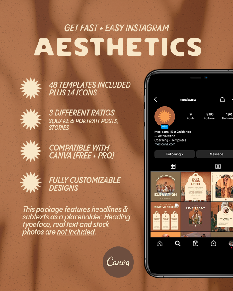 CANVA Social Media Template - Studio GRL