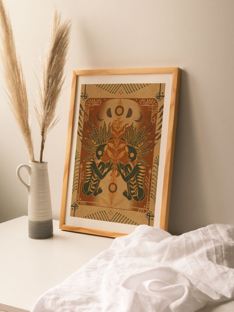 Herbchildren | A3 Fine Art Print - Studio GRL